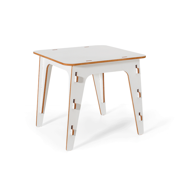 Mesa De Jantar Quadrada 4 Lugares De Encaixe Montagem Sem Parafusos ...
