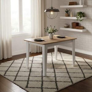 Mesa De Jantar Retangular Para 4 Lugares Em Mdf/mdp 110x68cm Cor Mel ...