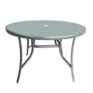 Mesa Em Alumínio E Tampo Em Vidro Temperado Com Furo Para Ombrelone ...