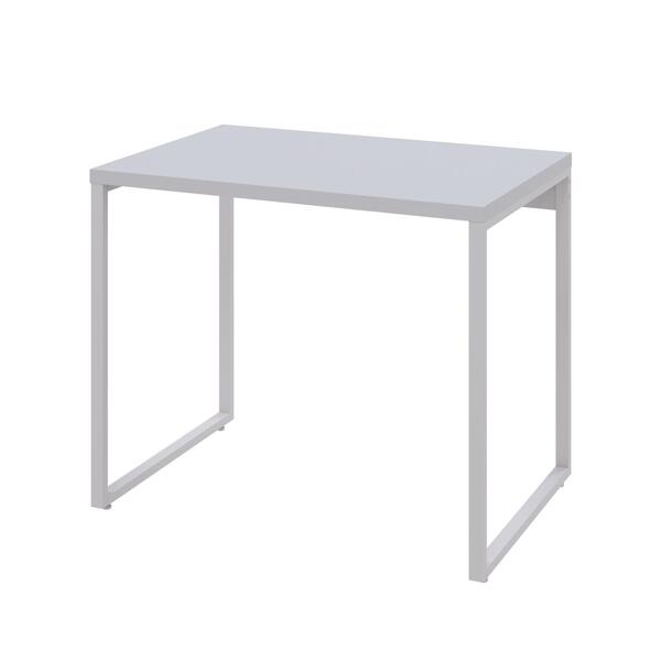 Mesa Kuadra Office 90x60x75cm Estrutura Branca | Leroy Merlin