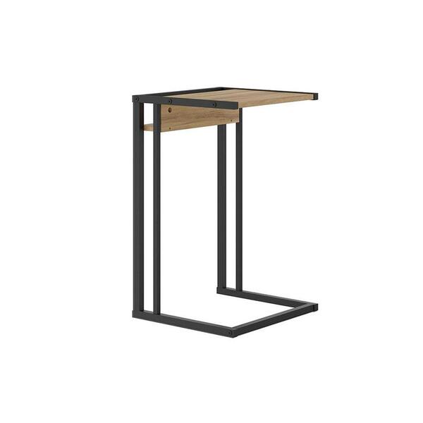 Mesa Lateral P/ Sala 1347 De Apoio Notebook Preto/noce - Carraro ...