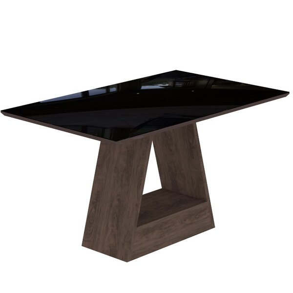 Mesa Mdf 130cm Com Tampo De Vidro Alana Cimol | Leroy Merlin