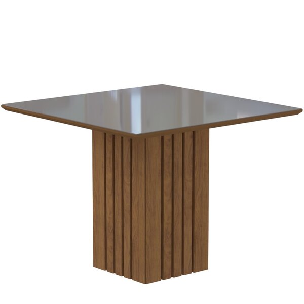 Mesa Mdf 95cm Com Tampo De Vidro Ana Cimol | Leroy Merlin