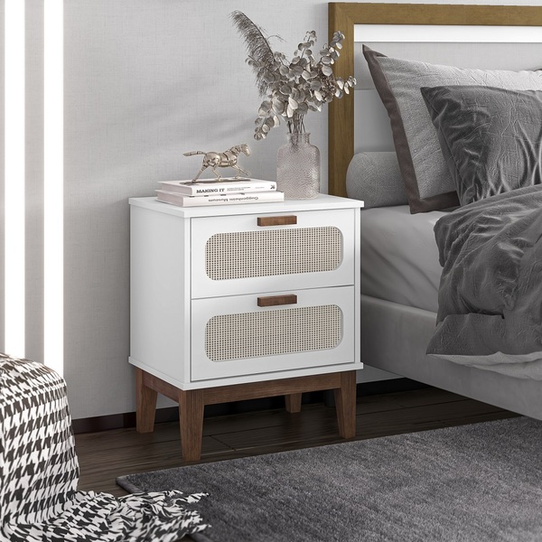 Mesa Para Quarto Indiana Criado Santorini Branco 45cm | Leroy Merlin