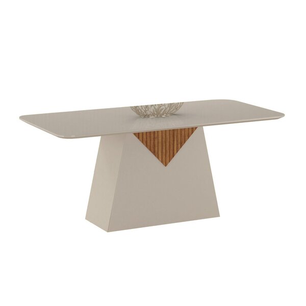 Mesa Retangular 6 Lugares Stela Off | Leroy Merlin