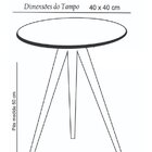 Mesinha Lateral Tripe Decorativa Baixa Branco/mel Branco/mel | Leroy Merlin