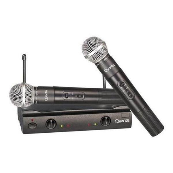 Microfone Quanta Qtmic103 Sem Fio - Preto | Leroy Merlin