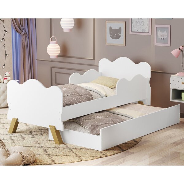 Mini Cama Angel Com Auxiliar Em Mdf Branco | Leroy Merlin
