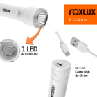 Mini Lanterna Foxlux Recarregável 1 Led Com Zoom | Leroy Merlin