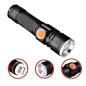 Mini Lanterna Led Tática Potente Recarregável Usb C/ Zoom | Leroy Merlin