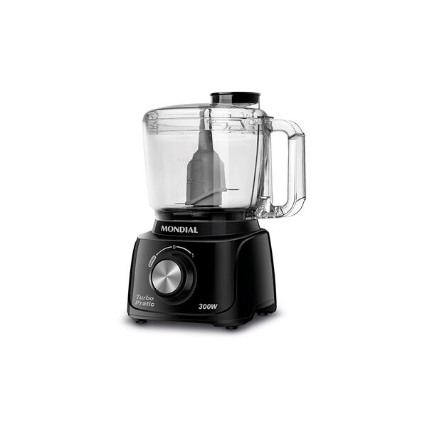 Mini Processador Mondial Turbo Pratic 300w Preto Mp-16-b - 220 Volts ...