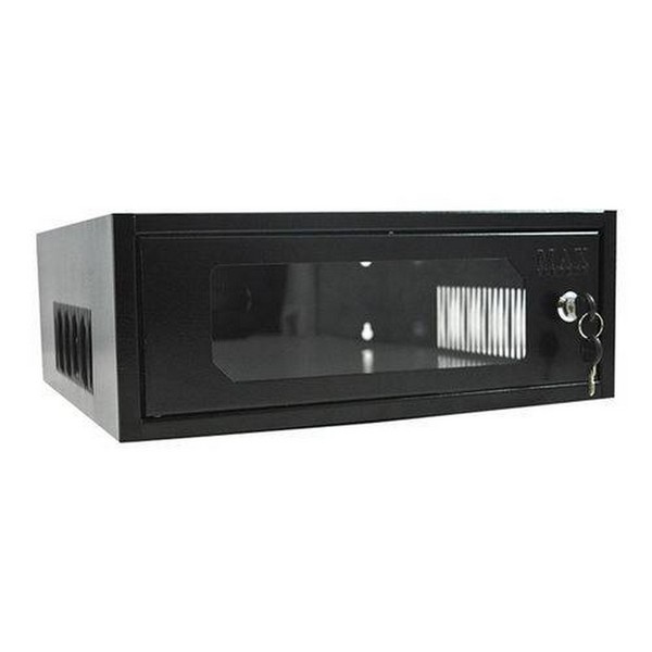 Mini Rack 15''polegadas Porta C/ Visor Acrílico Preto 2648 Max Eletron ...