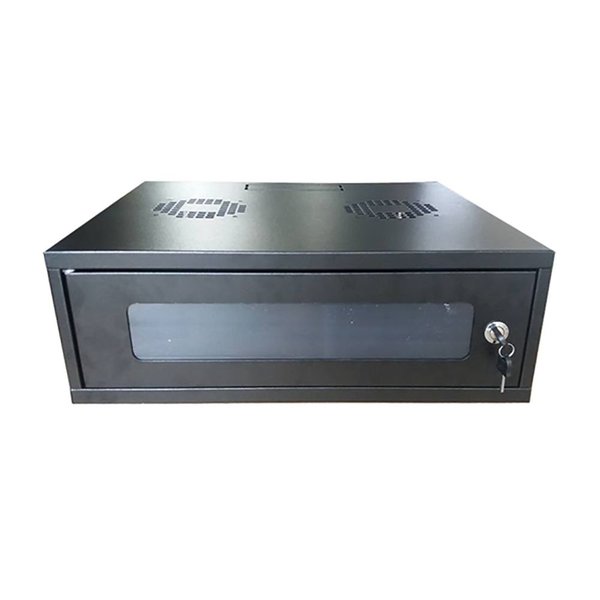 Mini Rack 19 Polegadas 3ux450mm Preto | Leroy Merlin