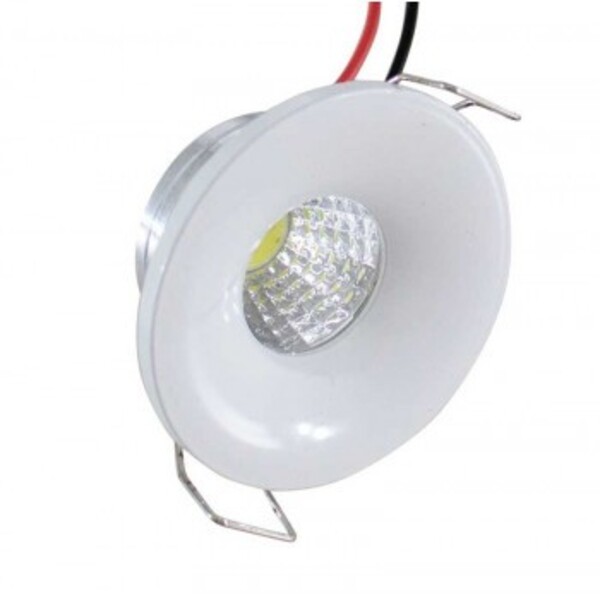 Mini Spot Embutir Led Elysa Redondo Branco 3w 3000k Bivolt | Leroy Merlin