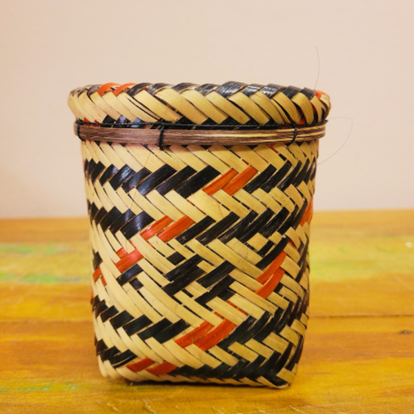 Mini Urutú (cesto) de Arumã Etnia Baniwa 10 X 10 Cm - Mod. 10 | Leroy ...