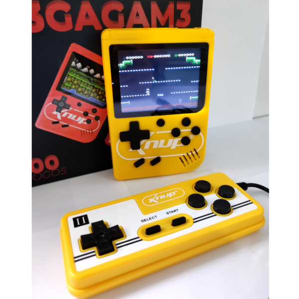 Mini Vídeo Game Retrô Portátil Sup 400 Jogos Clássicos Antigos Amarelo ...