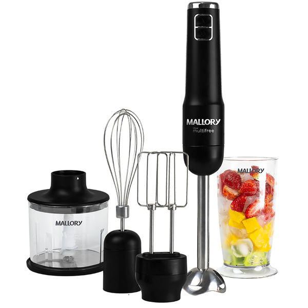 Mixer Mallory Sem Fio Multifree 4 Em 1 150w Preto Com Prata Bivolt ...