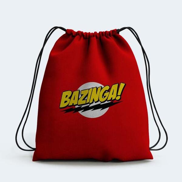 Mochila Saco Geek Nerd Bazinga | Leroy Merlin