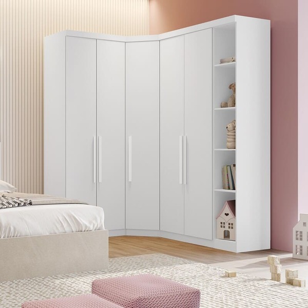 Modulado Canto 5 Portas 6 Gav - Linea-branco- Novo Horizonte | Leroy Merlin