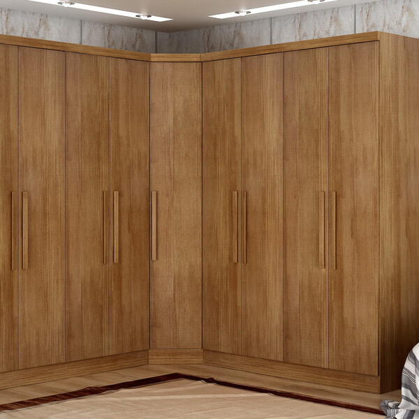 Modulado Closet Completo 9 Portas 6 Gavetas - Linea-cumaru - Móveis ...
