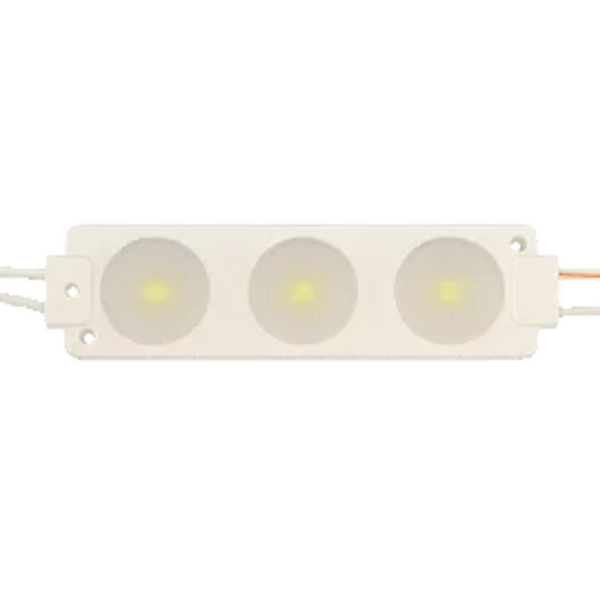 Modulo Barra Led 3 Leds Branco Frio 6500K Para Letreiros Vitrines ...