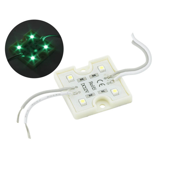 Módulo C/4 Leds Alto Brilho 12v Ip65 3528 36*36*5 - Verde | Leroy Merlin