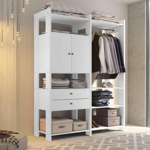 Módulo Closet Para Quarto Branco | Leroy Merlin