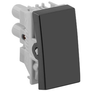 Conjunto Interruptor Simples + Tomada 2P+T 10A Grafite Simon 30 | Leroy Merlin