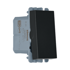 Módulo Interruptor Simples 10A 250V Grafite Simon 26 | Leroy Merlin