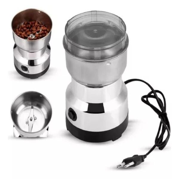 Moedor Cafe Eletrico Em Inox Automatico Triturador Graos 200w Sementes ...