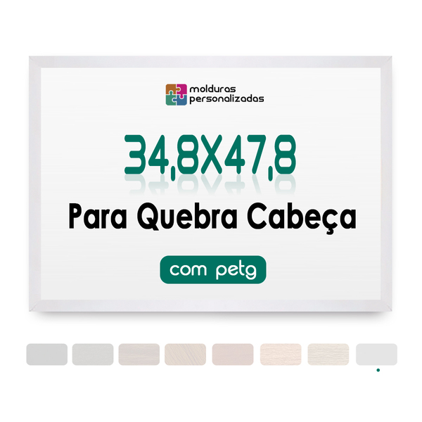 Moldura 34,8x47,8 Cm Para Quebra Cabeça Game Office 500 Peças Com ...