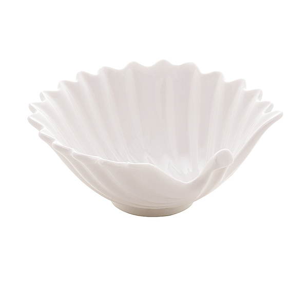 Molheira Petisqueira Bowl Porcelana Branca Formas Concha Lyor | Leroy ...
