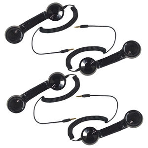 Monofone Microfone Audio Kit 4 Und Pop Phone Telefone Celular Ligaçoes ...
