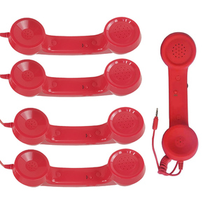 Monofone Pop Phone Kit 5 Uni Microfone P2 Ligaçoes Chamadas Telefone ...