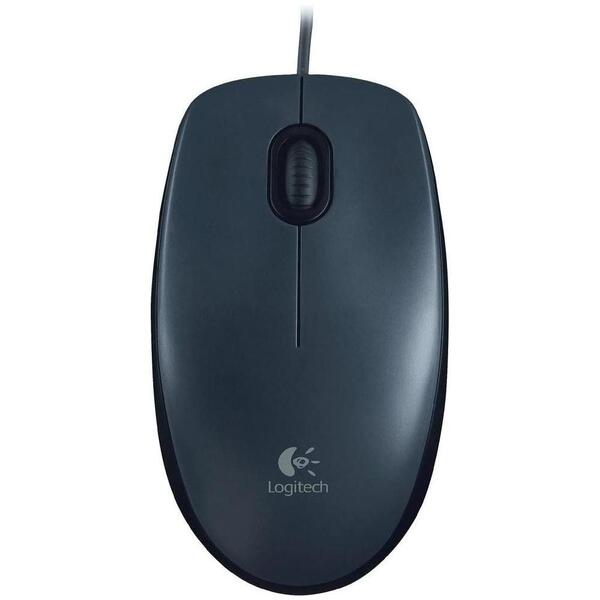 Mouse Com Fio Usb Logitech M90 Com Design Ambidestro E Facilidade Plug ...