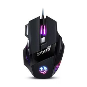 Mouse Gamer Optico Rgb Usb 2.0 Fio 1.5m 3200dpi Exbom Ms-g260 | Leroy ...