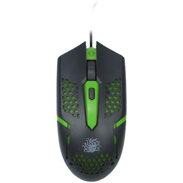 Mouse Optico Usb 5+ Gamer Start 2.0 Pt/verde | Leroy Merlin