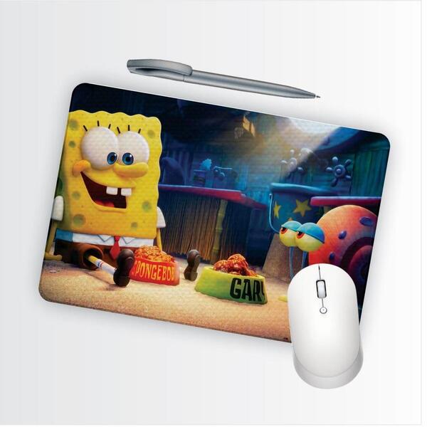 Mouse Pad Emborrachado Personalizado Bob Esponja E Gary | Leroy Merlin