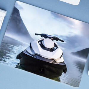 Mouse Pad Emborrachado Personalizado Grande Jet Ski | Leroy Merlin