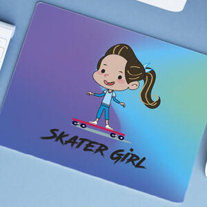 Mouse Pad Emborrachado Personalizado Grande Skate Skater Girl | Leroy ...