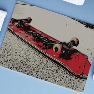 Mouse Pad Emborrachado Personalizado Grande Skate Vermelho | Leroy Merlin