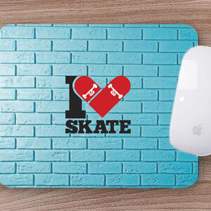 Mouse Pad Emborrachado Personalizado Skate Eu Amo Skate | Leroy Merlin
