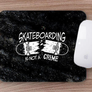 Mouse Pad Emborrachado Personalizado Skate Is Not A Crime | Leroy Merlin
