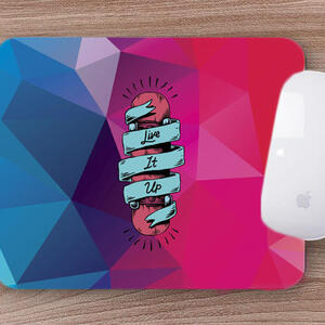 Mouse Pad Emborrachado Personalizado Skate Live It Up | Leroy Merlin