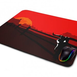 Mouse Pad Gamer Red Dead Redemption Minimalista | Leroy Merlin