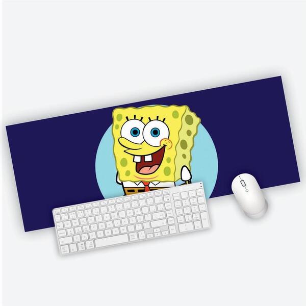 Mouse Pad Grande Gamer Bob Esponja Fundo Com Roxo | Leroy Merlin