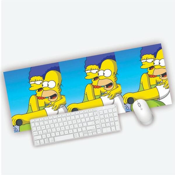 Mouse Pad Grande Gamer Casal Simpsons | Leroy Merlin
