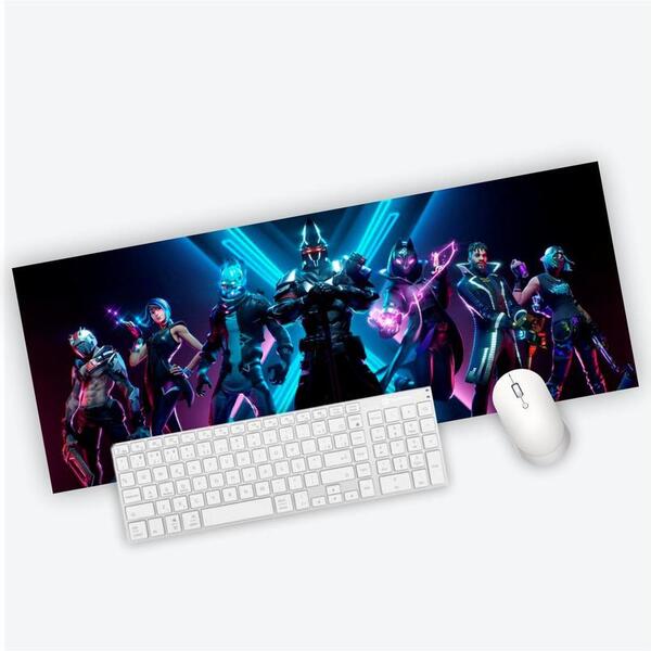 Mouse Pad Grande Gamer Fortnite Neon | Leroy Merlin
