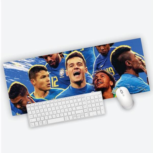 Mouse Pad Grande Gamer Seleção Brasileira | Leroy Merlin