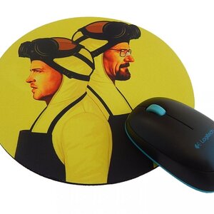 Mouse Pad Redondo Breaking Bad Walt And Jessie | Leroy Merlin